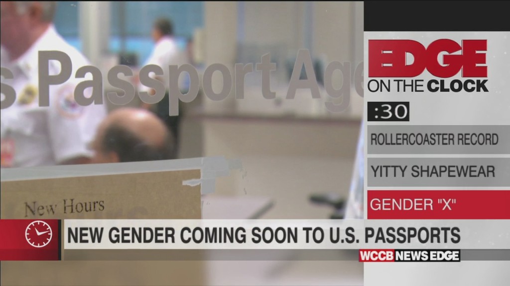 Edge On The Clock Us Passports To Include Male Female And X Gender