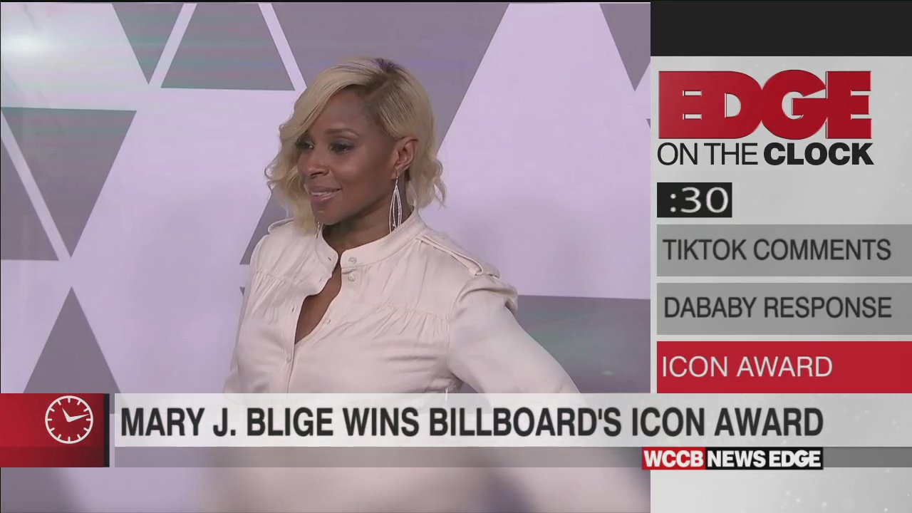 Edge On The Clock: Mary J. Blige Is Officially An Icon - WCCB Charlotte