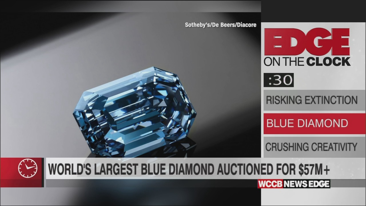 Edge On The Clock: World's Largest Blue Diamond Sells At Auction for ...