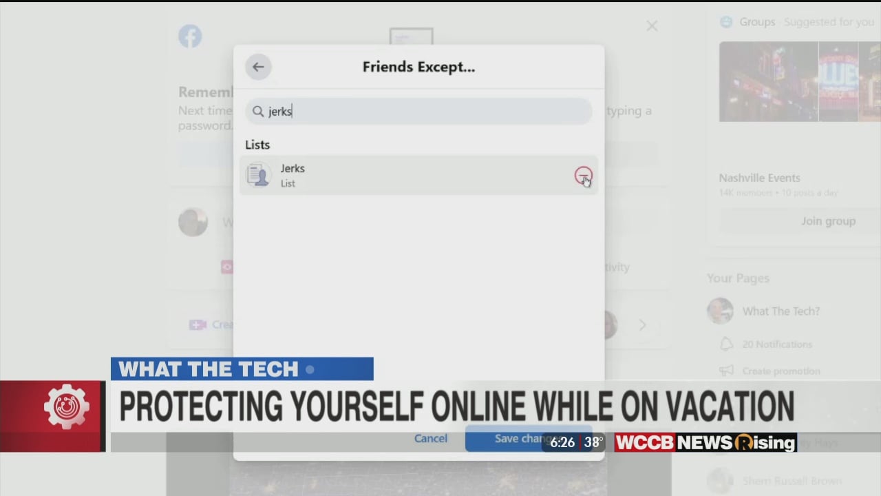 What The Tech: Facebook Vacation Photos - WCCB Charlotte