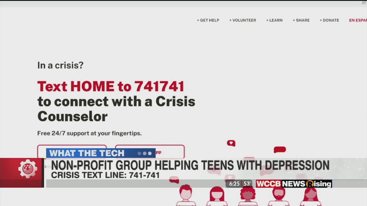 What The Tech: Crisis Text Line - WCCB Charlotte