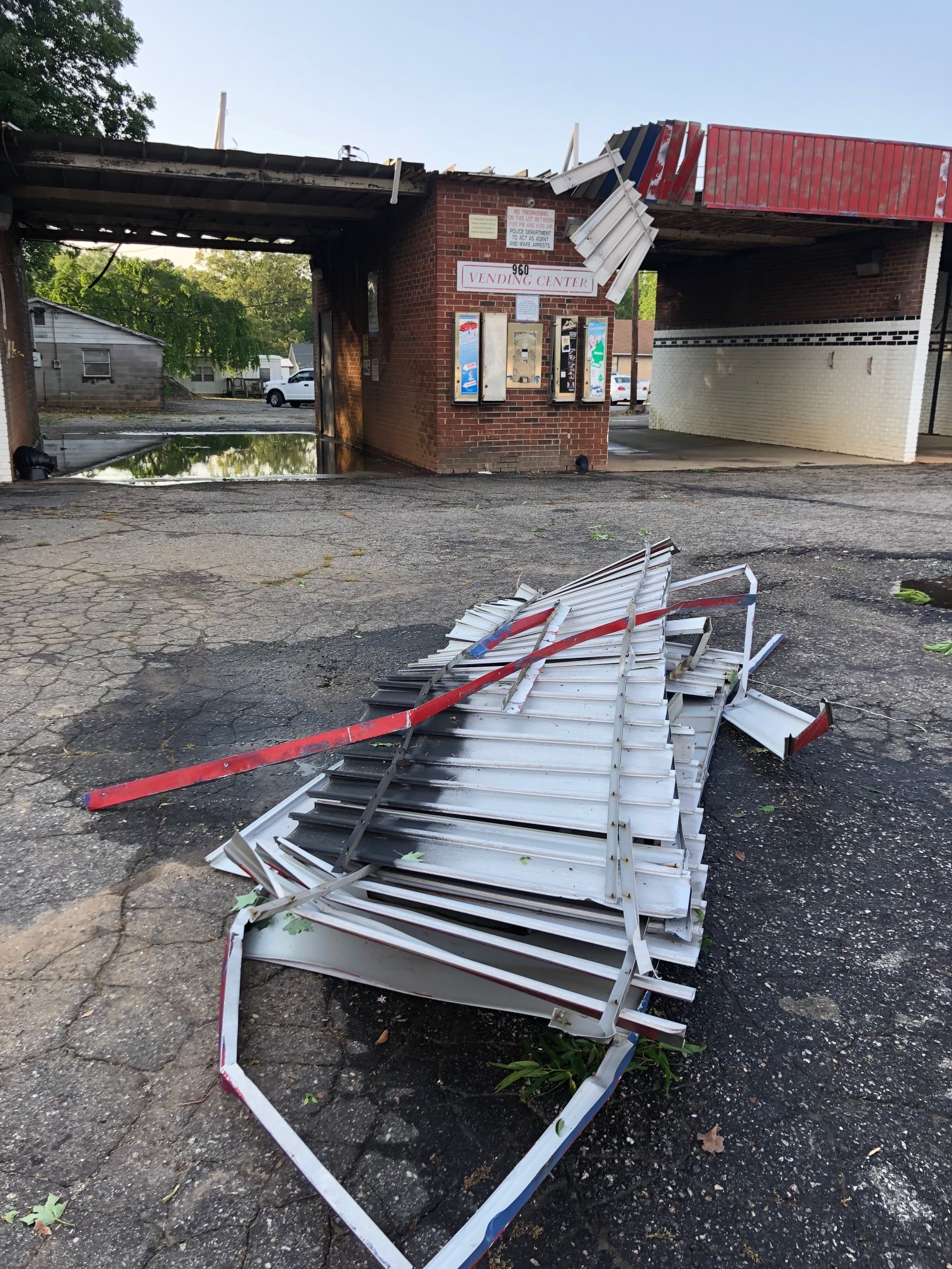Storm damage in downtown Mooresville - WCCB Charlotte's CW