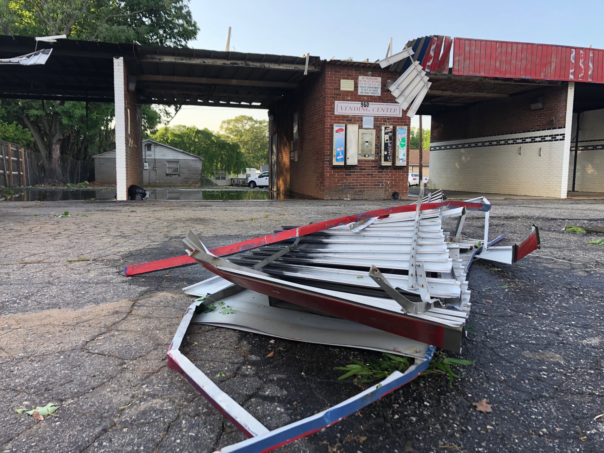Storm damage in downtown Mooresville - WCCB Charlotte's CW