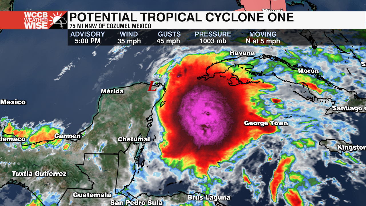 Advisories Have Been Initiated On Potential Tropical Cyclone One - WCCB ...