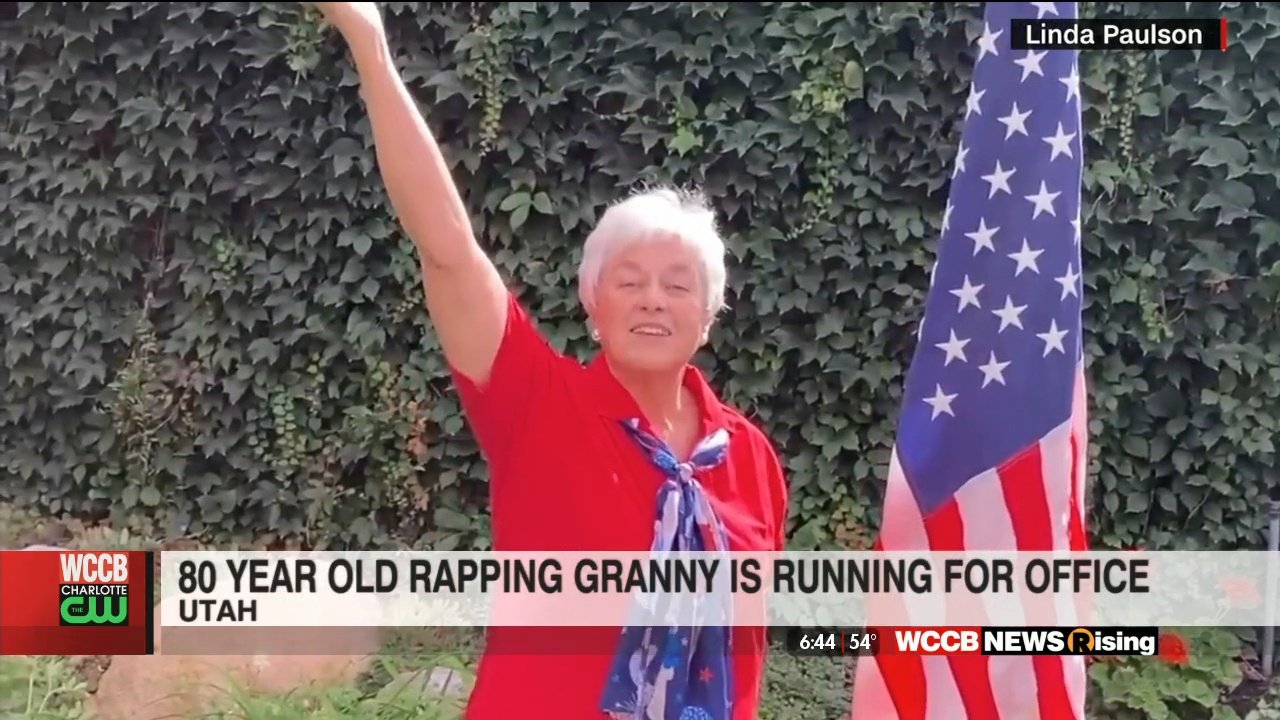 80-Year-Old Utah Senate Candidate Becomes the "Rapping Granny" - WCCB ...