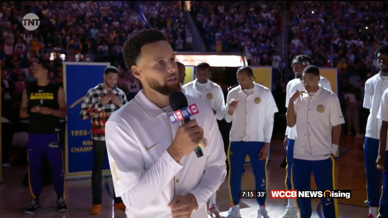 Steph Curry Gives Brittney Griner Shout Out During Ring Ceremony - WCCB ...