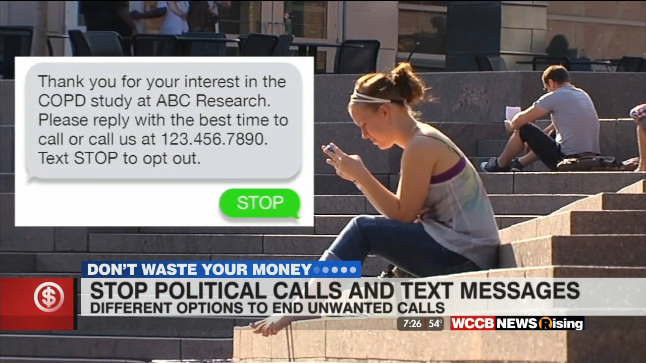 Don't Waste Your Money: Political Calls and Texts - WCCB Charlotte