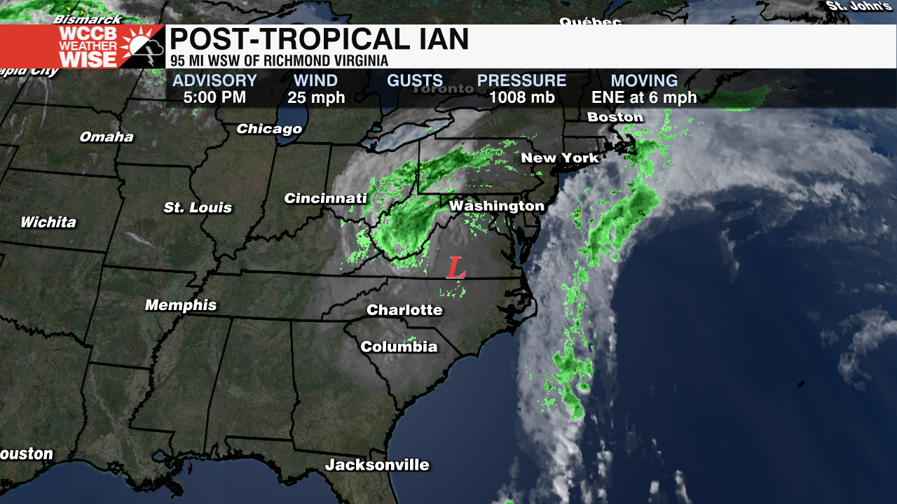 Ian Is Now A Remnant Low, But Leaves Thousands Without Power Across the ...