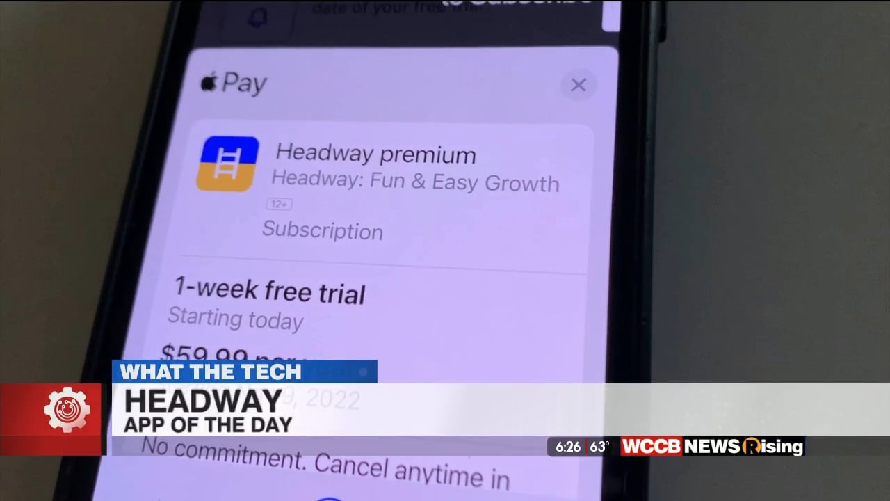 What The Tech: App of The Day, Headway - WCCB Charlotte