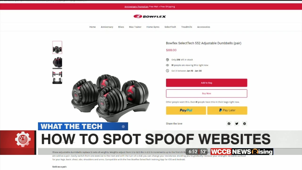 What The Tech: How To Spot Spoof Websites - WCCB Charlotte