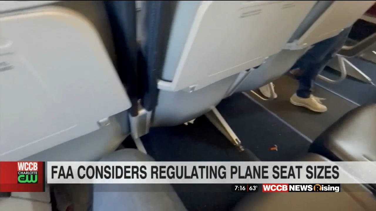 FAA Considers Regulations For Airplane Seats - WCCB Charlotte's CW