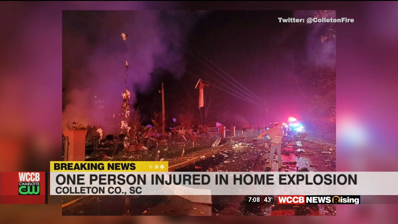 Home Explosion Sends One to The Hospital in Colleton Co., SC - WCCB ...
