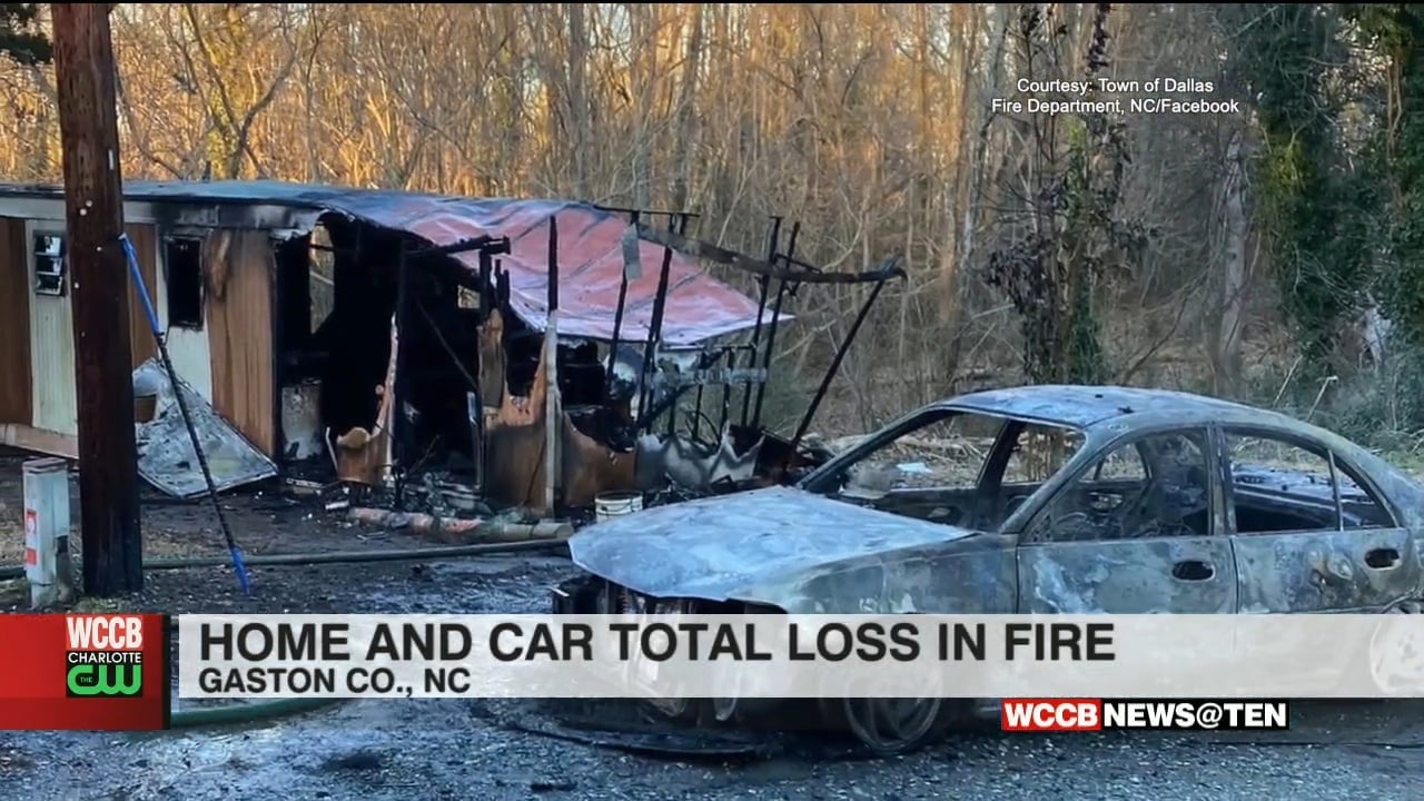 Gaston County Home And Car Destroyed In Fire - WCCB Charlotte's CW