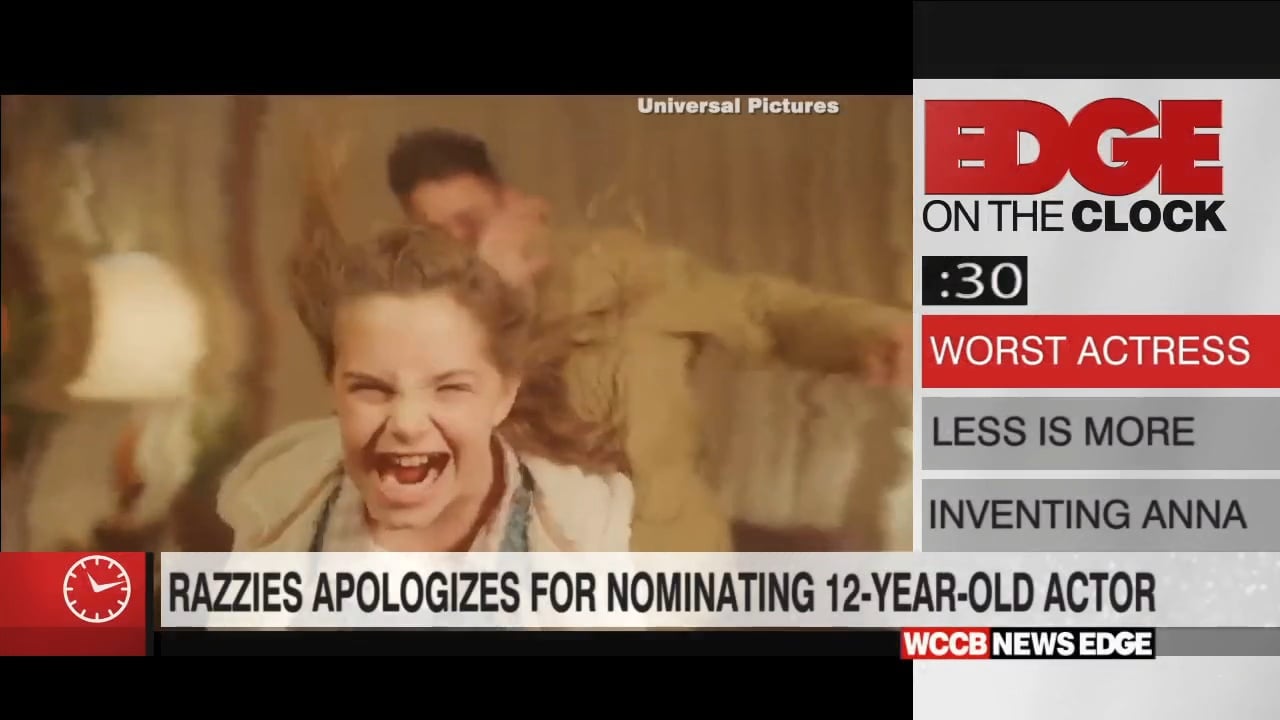 Edge On The Clock: Razzies Apologize After Child Actor Is Nominated ...