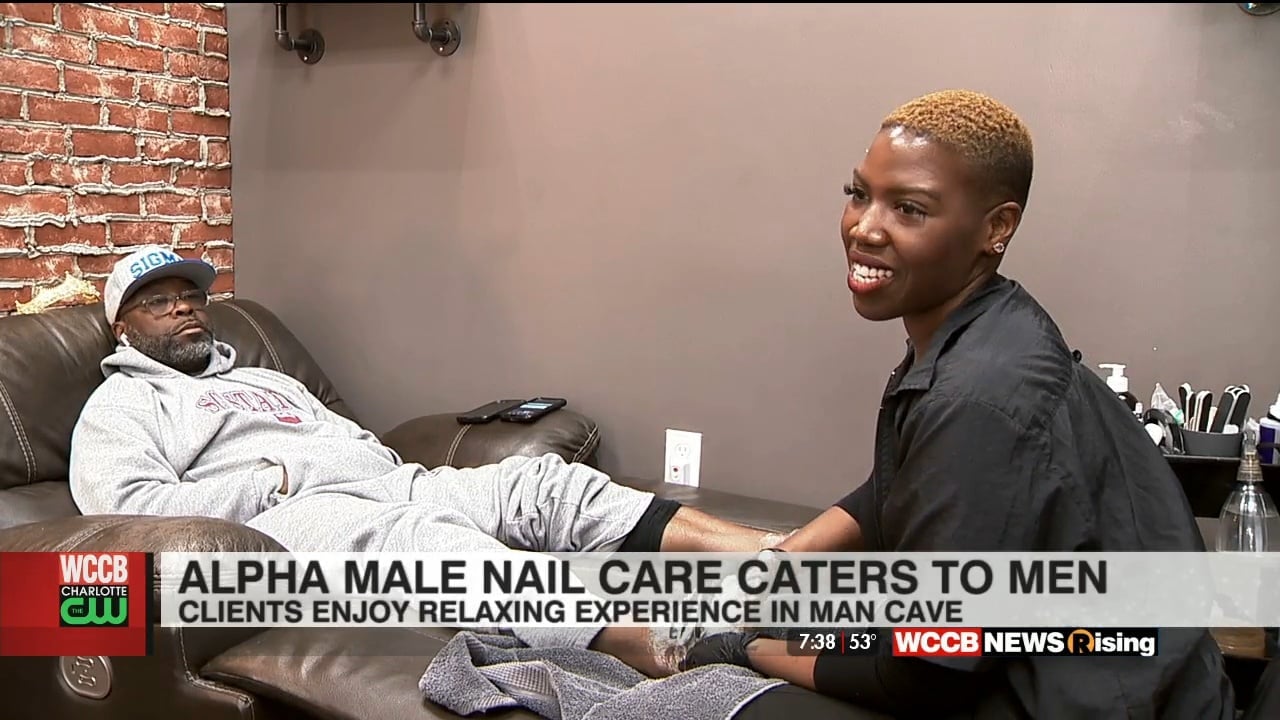 Men Receive Special Treatment At Alpha Male Nailcare Salon - WCCB Charlotte