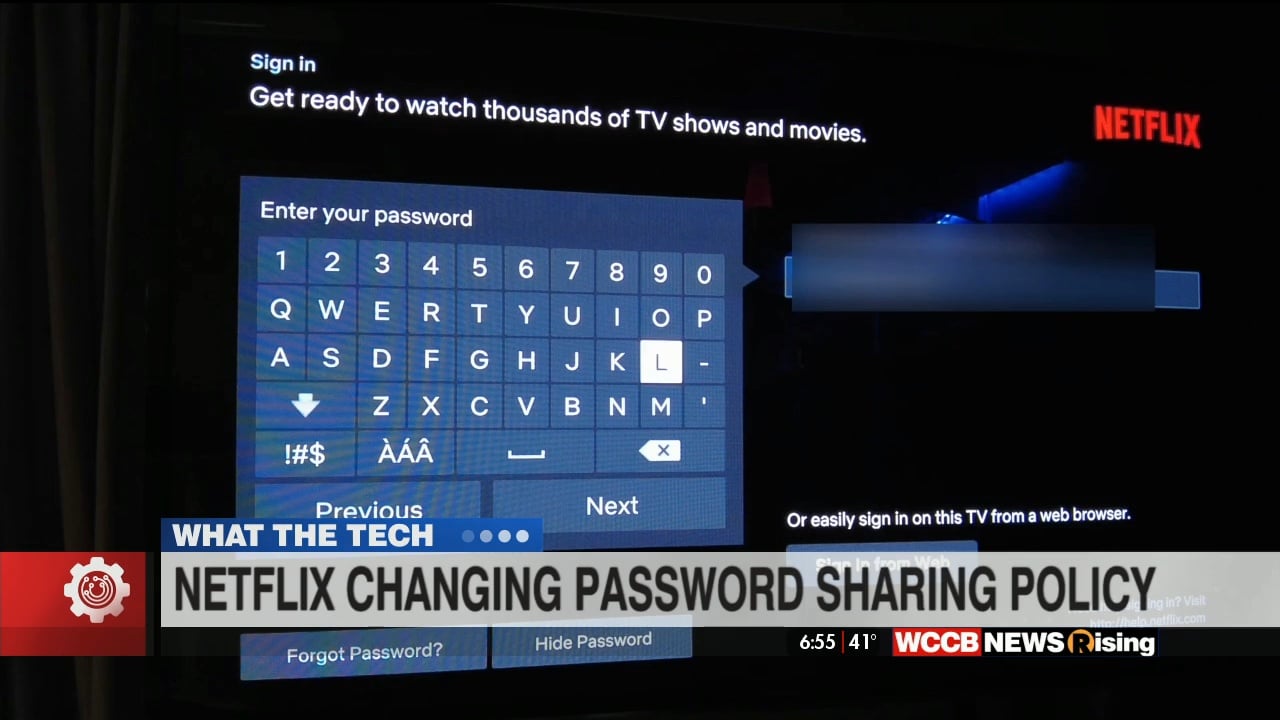 What The Tech?: Netflix Password Sharing - WCCB Charlotte