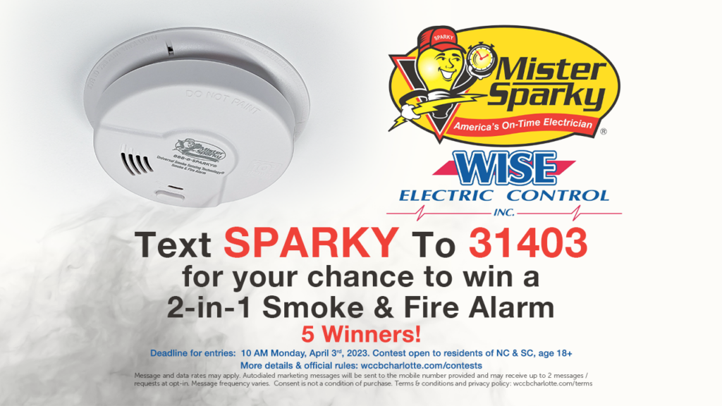 Text2Win A 2-In-1 Smoke & Fire Alarm From Mister Sparky - WCCB Charlotte