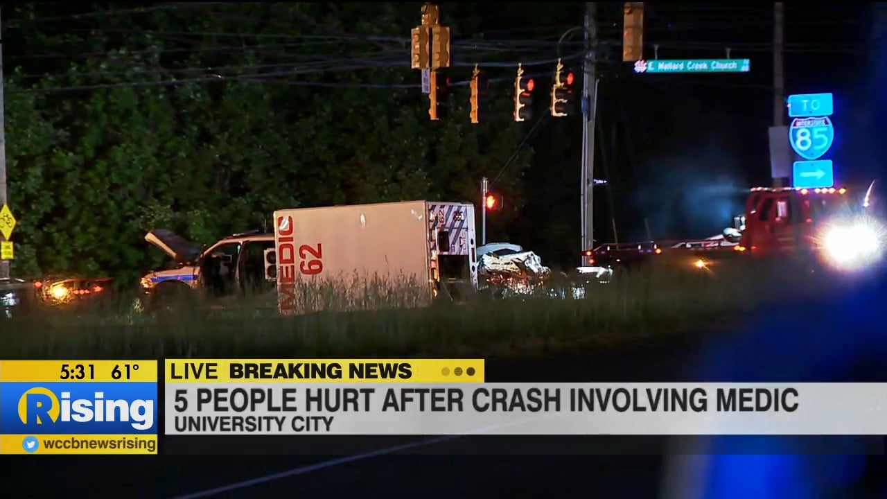 5 Injured in Crash Involving Medic - WCCB Charlotte