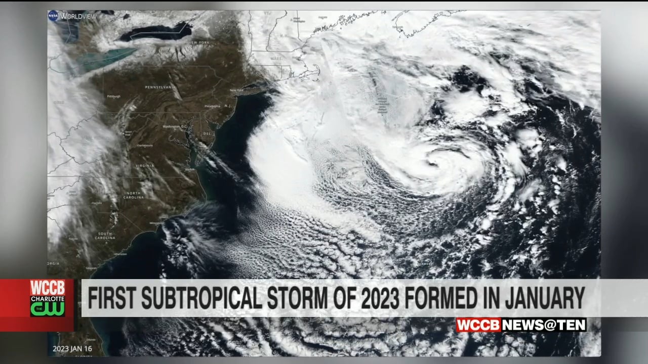Subtropical Storm Formed In January, NHC Says - WCCB Charlotte