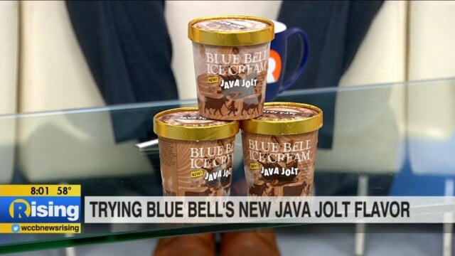 Trying Blue Bell's New Java Jolt Ice Cream - WCCB Charlotte's CW