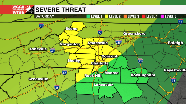 'Ring Of Fire' Weather Pattern Brings Severe Weather Threat To The Carolinas - WCCB Charlotte