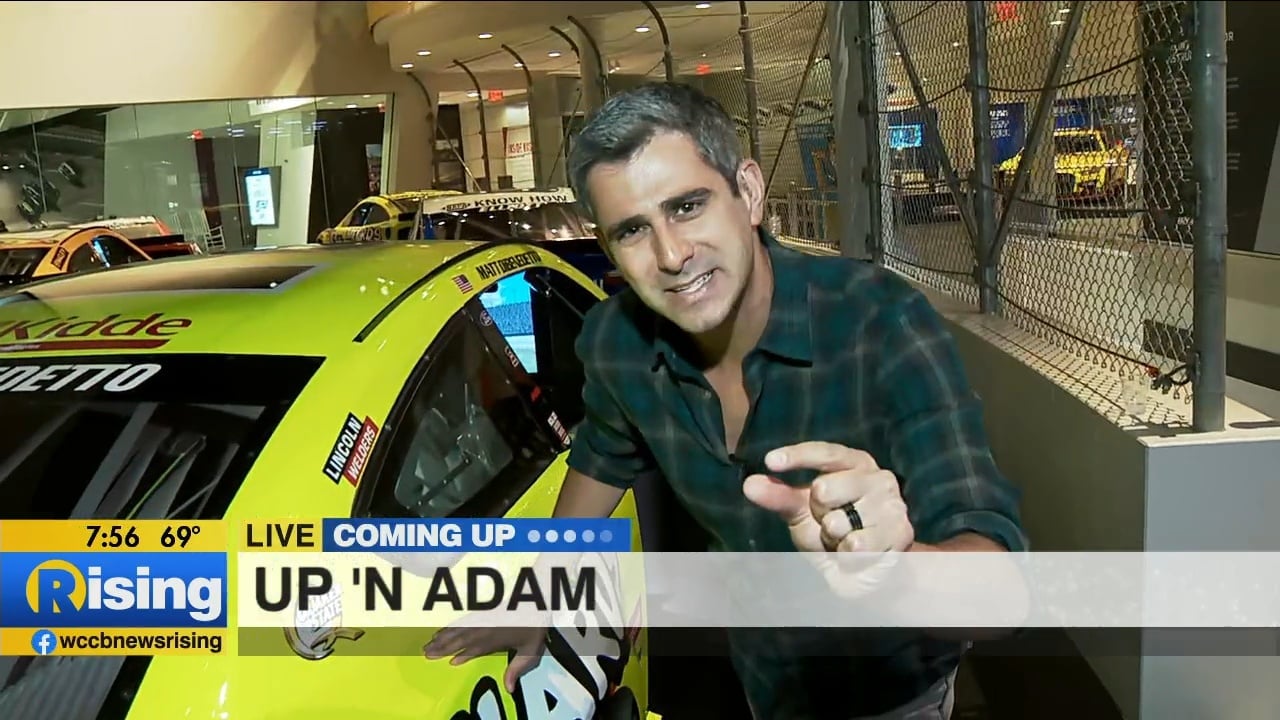 Up 'n Adam: NASCAR Hall of Fame Camp - WCCB Charlotte