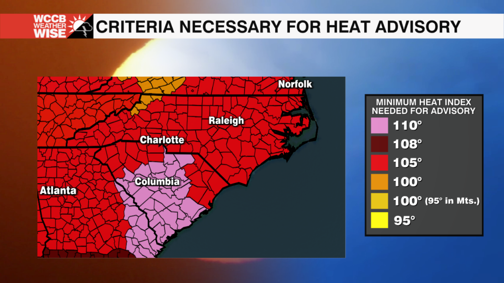 Heat Advisory Criteria - WCCB Charlotte's CW