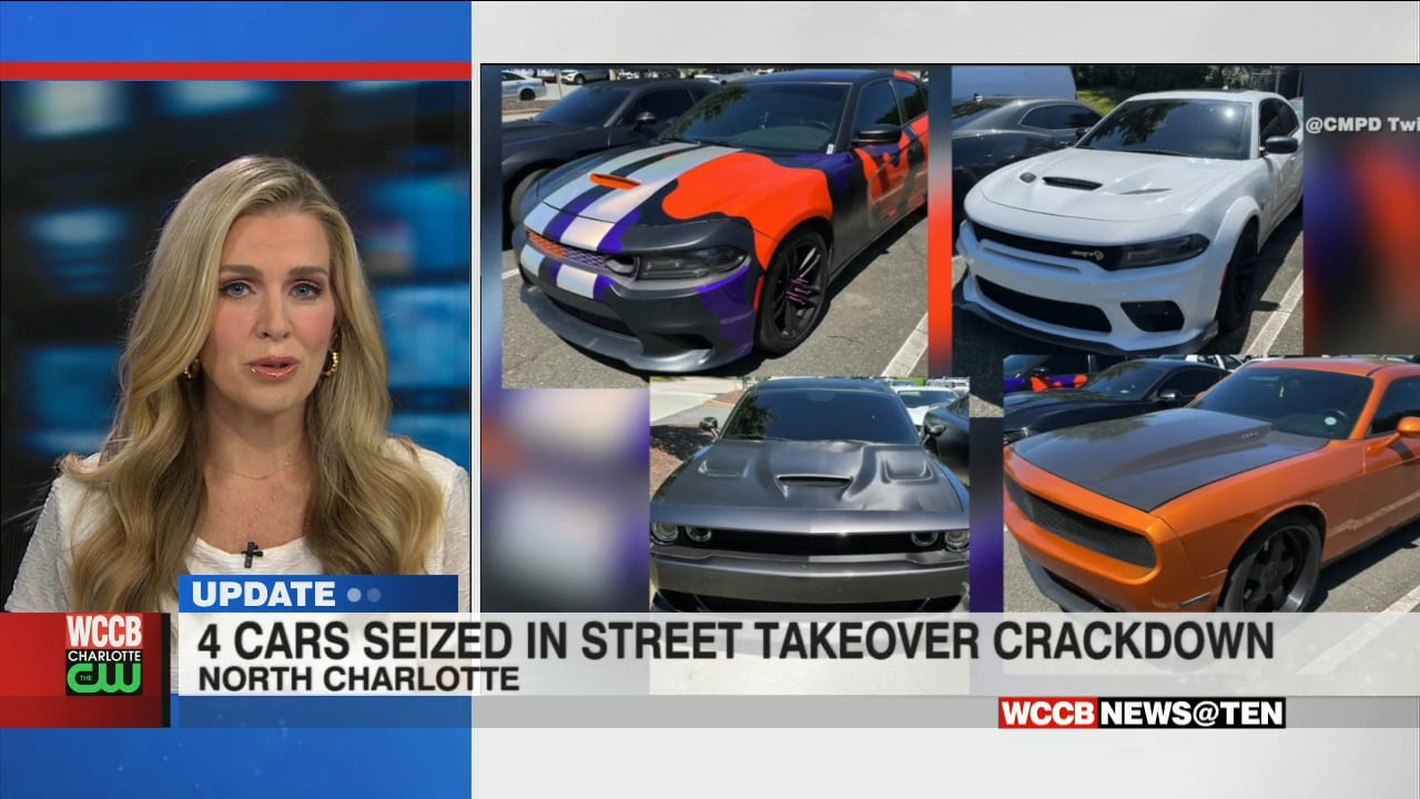 Four Cars Seized In Street Takeover Crackdown - WCCB Charlotte