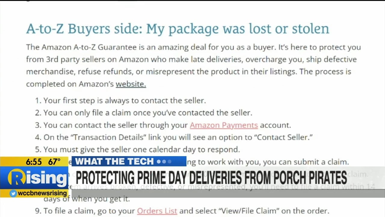 What The Tech: Protecting Your Deliveries - WCCB Charlotte's CW