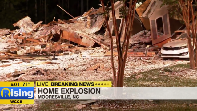 House Explosion And Collapse Near Lake Norman Caused By Natural Gas ...