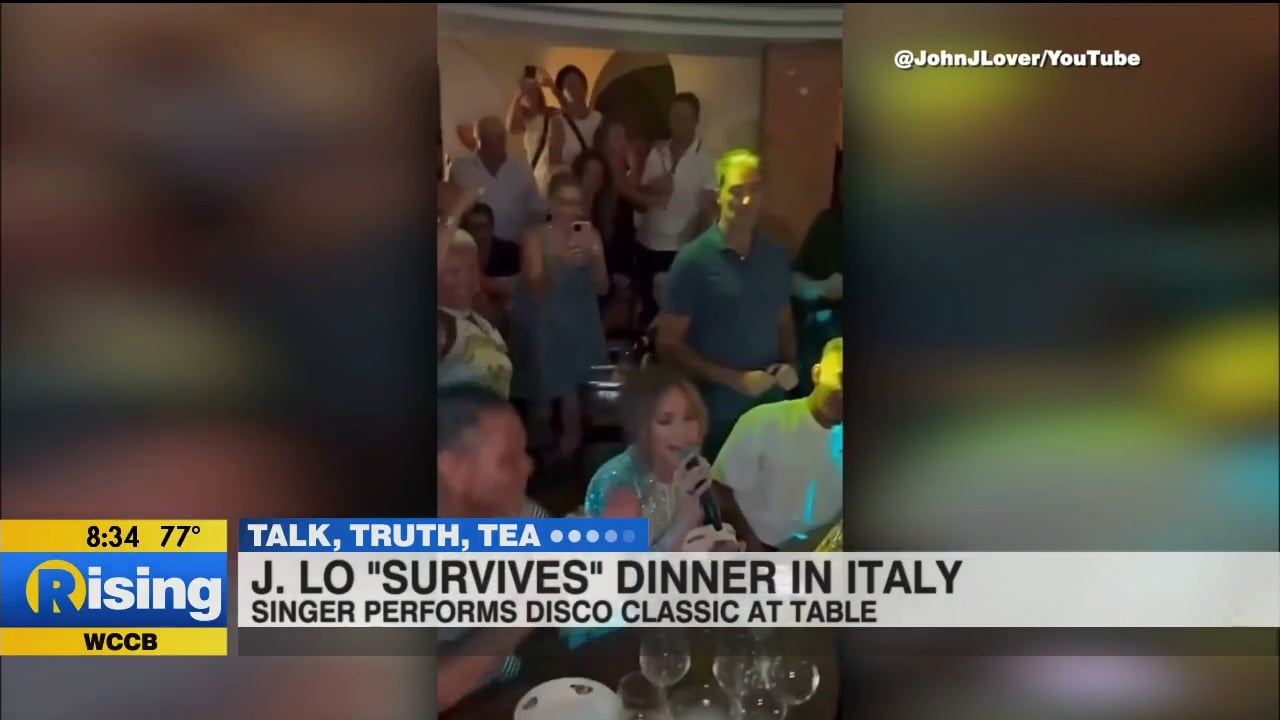 Talk, Truth, Tea: Jennifer Lopez "Survives" Dinner In Italy - WCCB ...