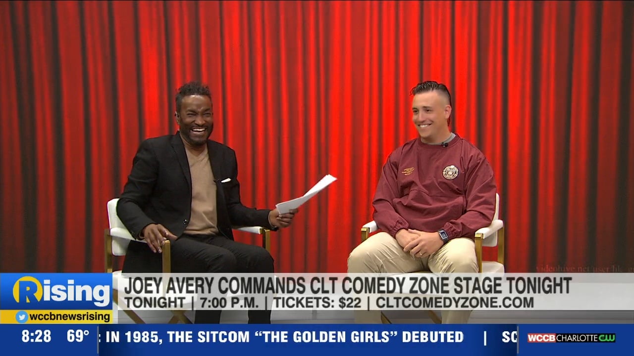 Comedian Joey Avery Warms Up On Rising Before Comedy Zone Performance ...