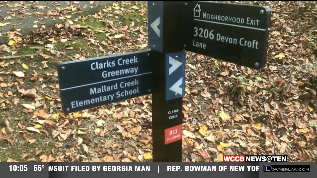 New 911 Location Signs on Charlotte's Greenways - WCCB Charlotte
