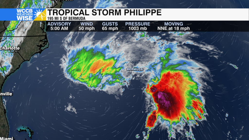 Philippe Is Now A Post-Tropical Cyclone - WCCB Charlotte