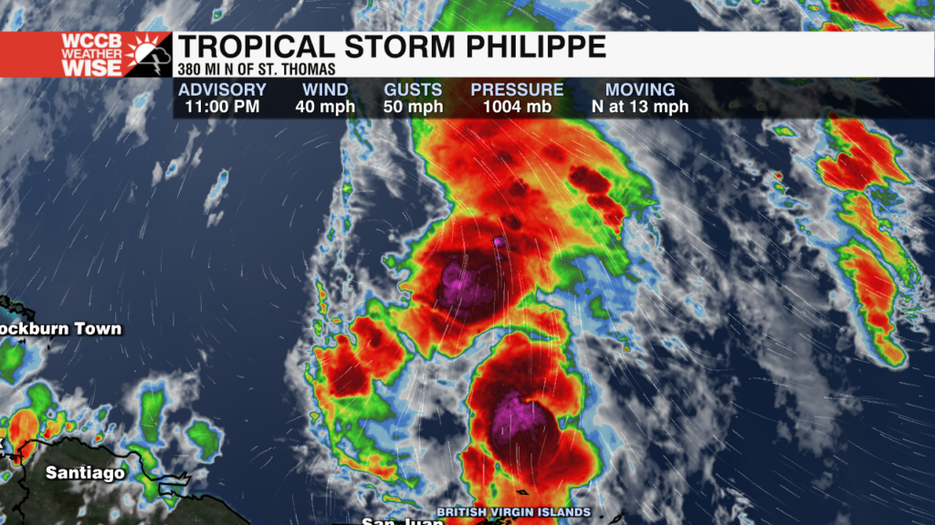 Philippe Is Now A Post-Tropical Cyclone - WCCB Charlotte