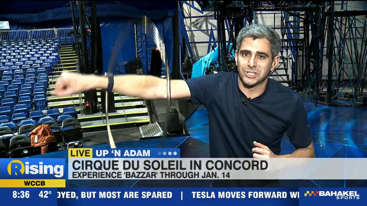Up 'n Adam: Cirque du Soleil BAZZAR - WCCB Charlotte