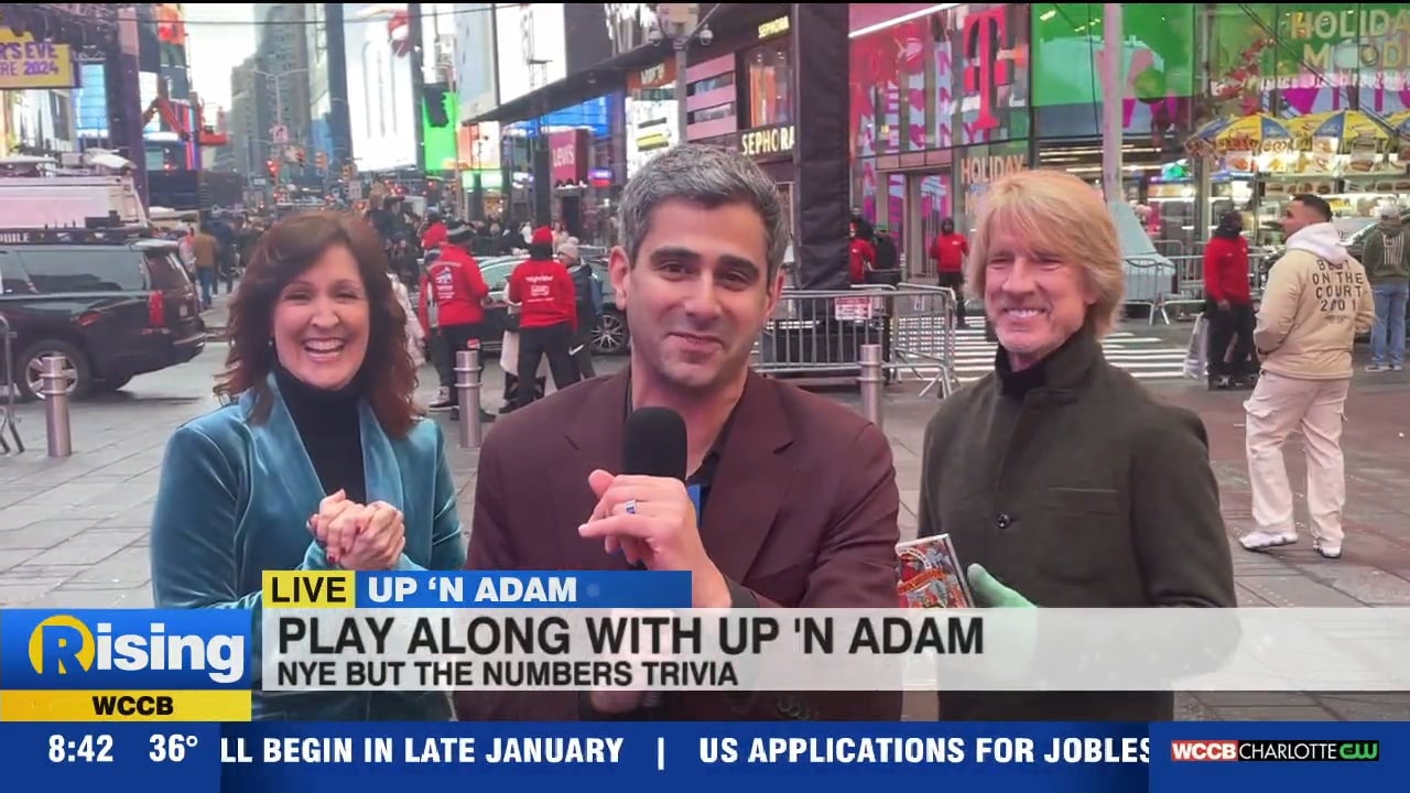 Up 'n Adam: New Year's Eve in Times Square - WCCB Charlotte