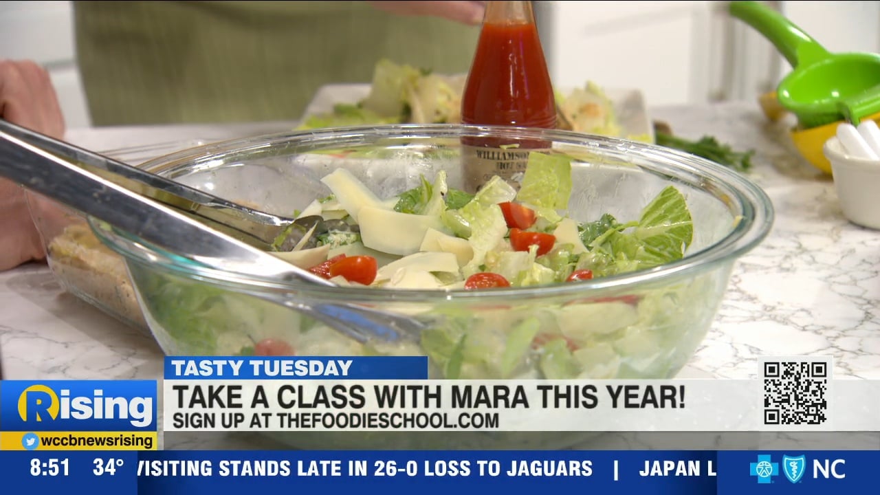 Tasty Tuesday: Caesar Salad & Hummus with Chef Mara - WCCB Charlotte