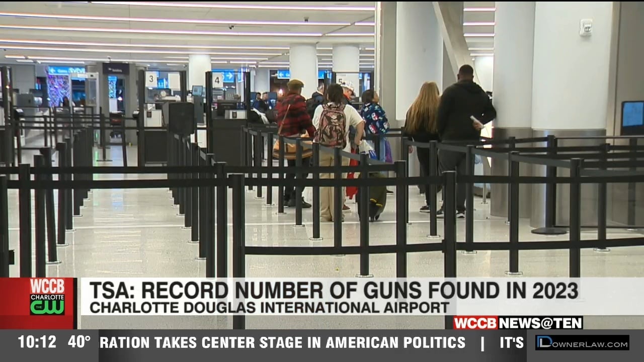 TSA: Record Number Of Guns Found In 2023 - WCCB Charlotte's CW