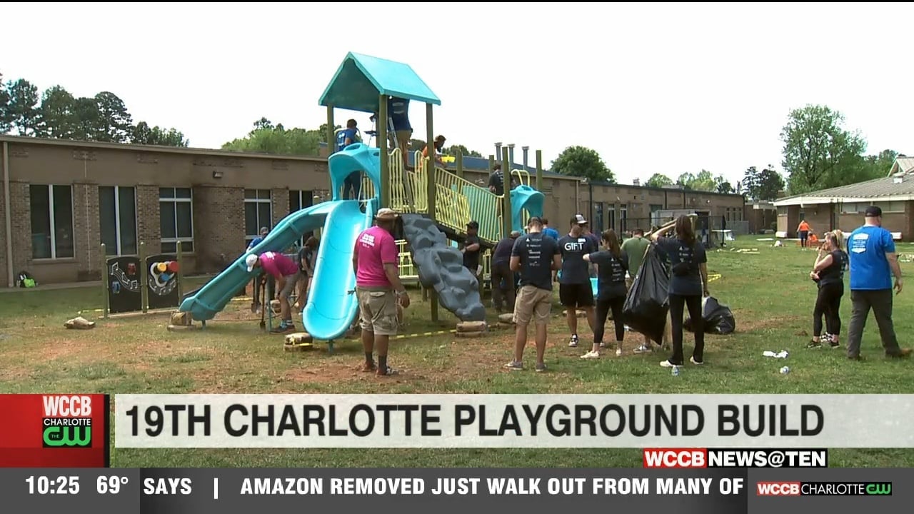 19th Annual Charlotte Playground Build Kicks Off - WCCB Charlotte