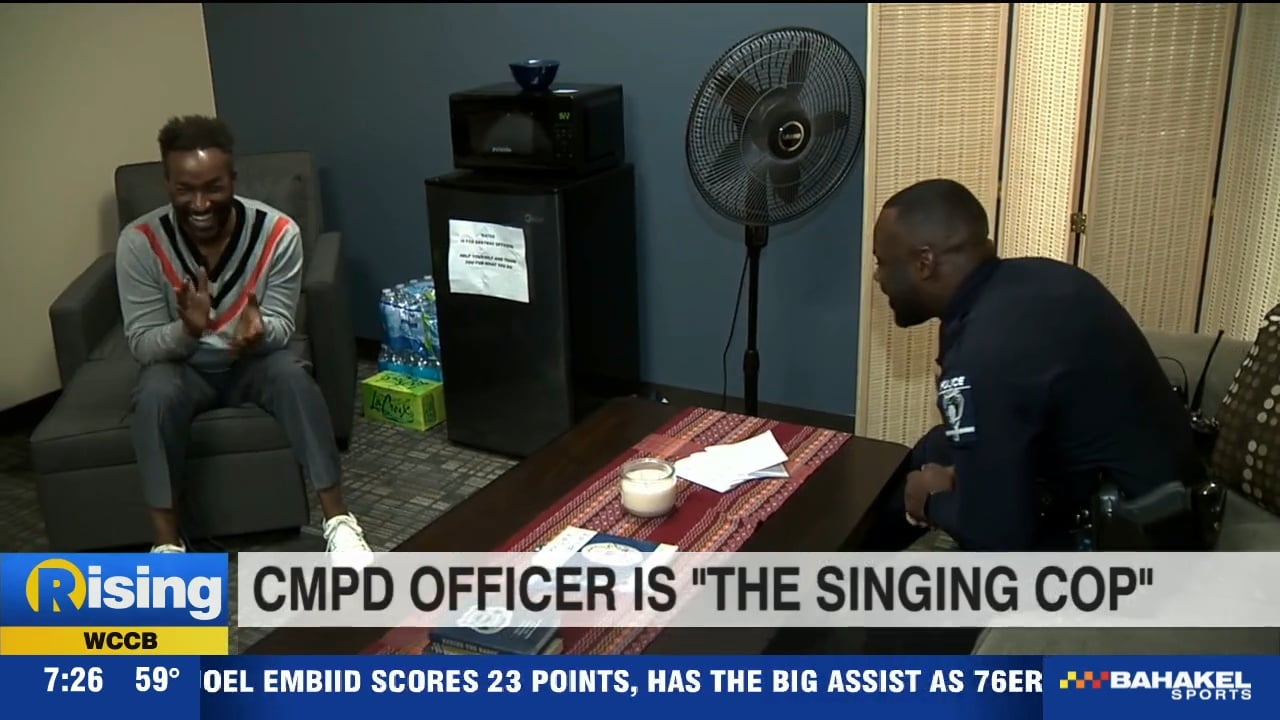 CMPD Officer Becoming Known As "The Singing Cop" - WCCB Charlotte