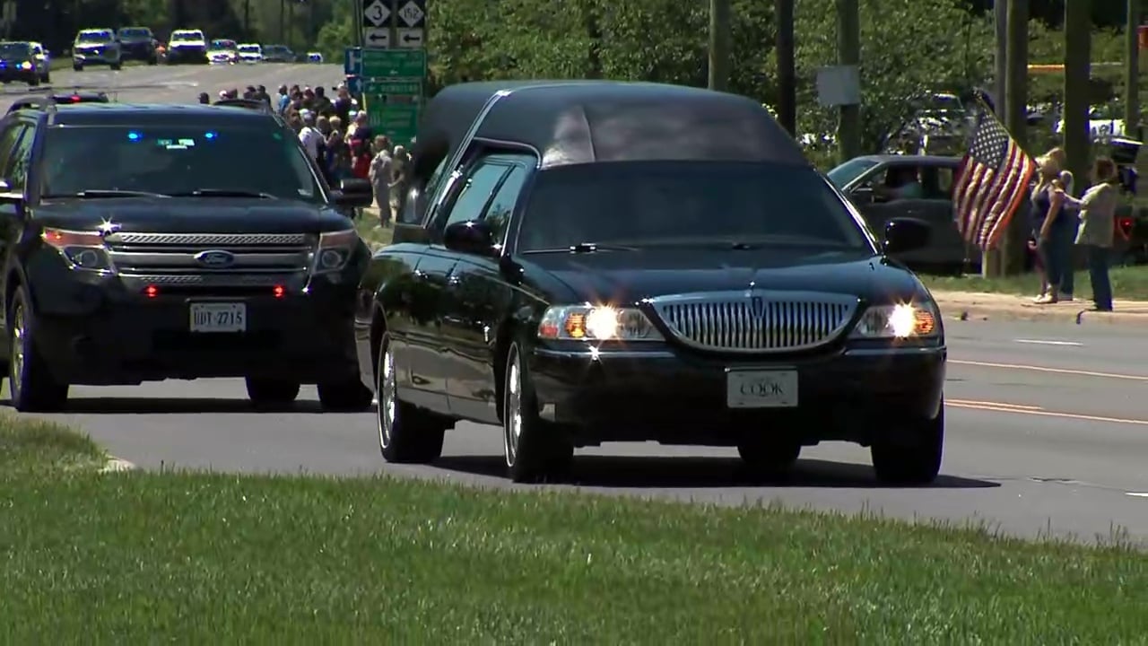 Procession for Fallen Deputy U.S. Marshal Thomas Weeks Jr Arrives in ...