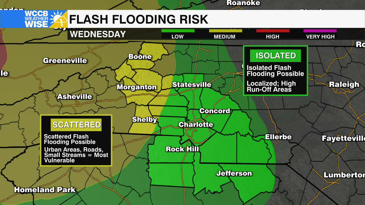 Excessive Rainfall Outlook - Days 1-5 - WCCB Charlotte's CW