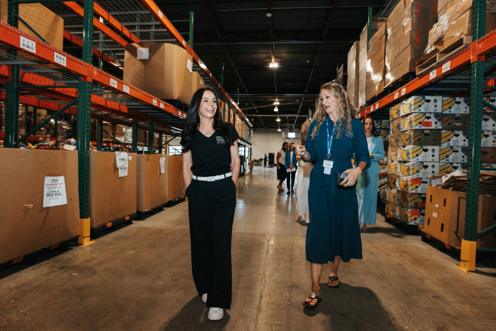Nicole Tepper and Tina Postel at Nourish Up’s Hunger Hub 6.11.24 ...