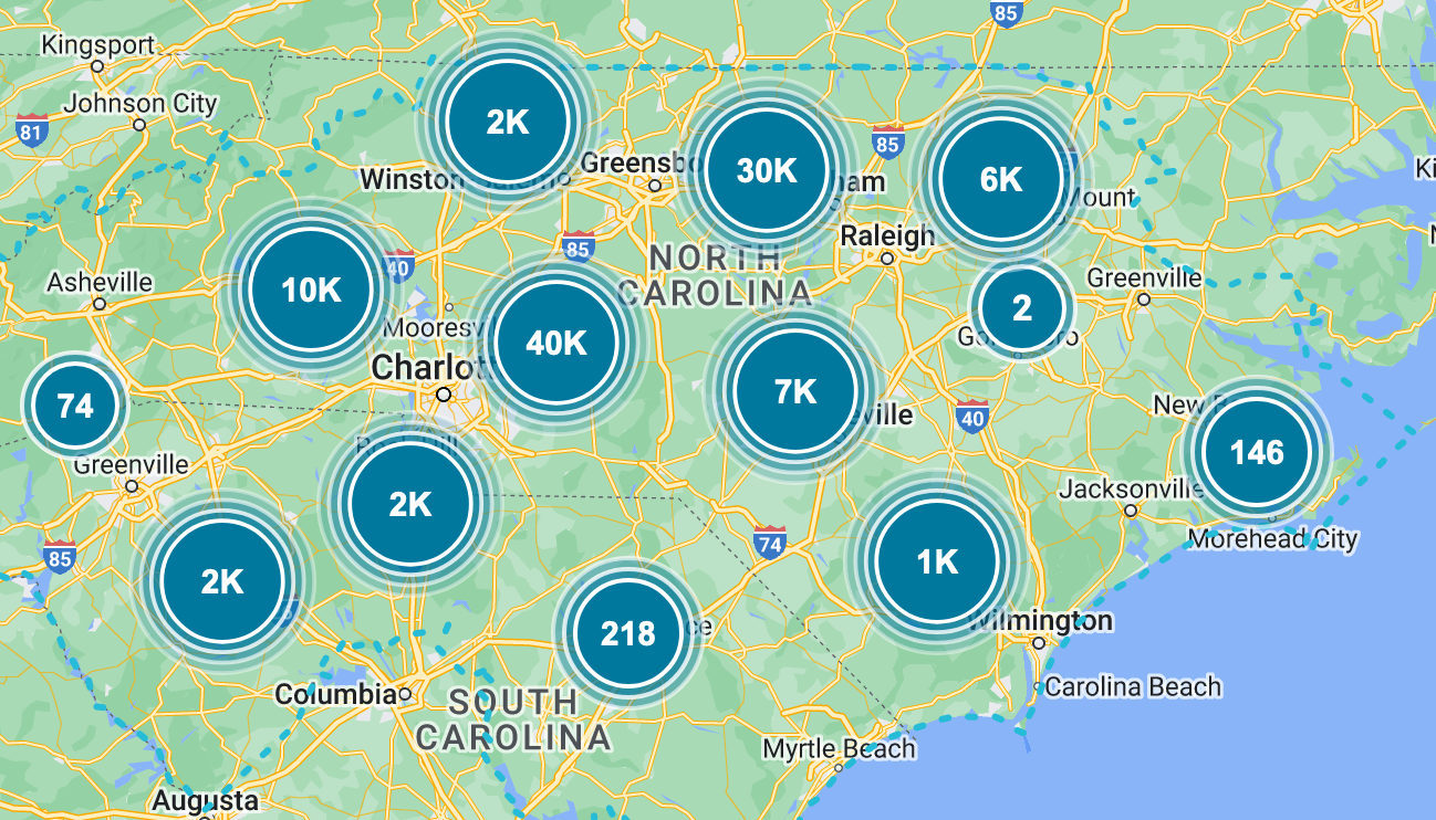 Power Outages Across The Carolinas From Tropical Storm Debby - WCCB Charlotte