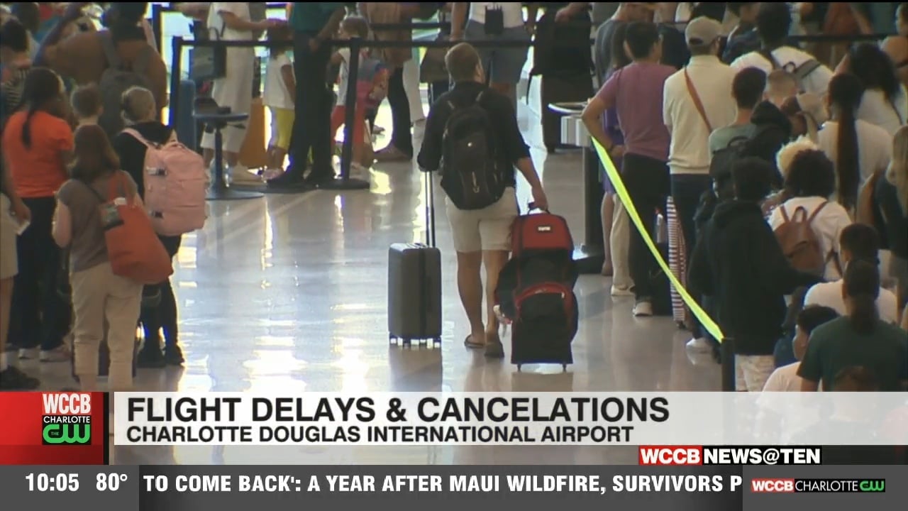 Fliers Prepare To Sleep Over Night In Terminal As Delays Hit Charlotte ...