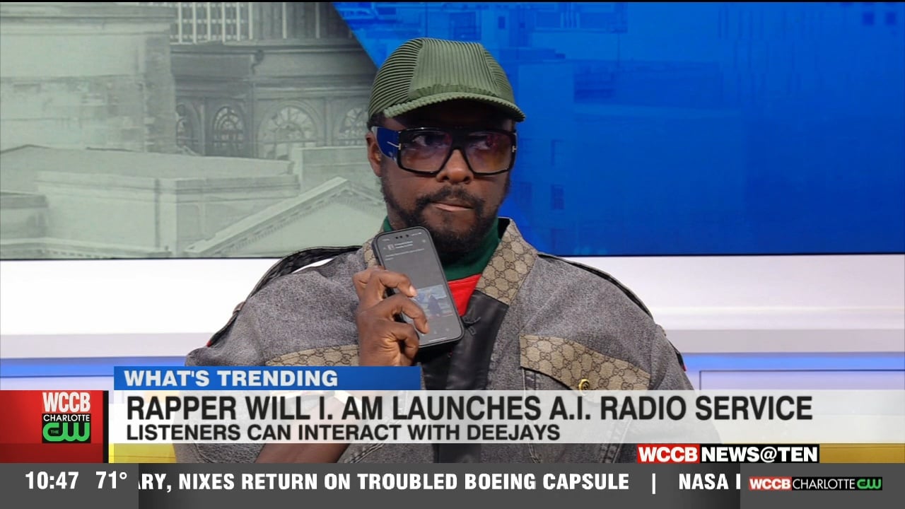 Rapper Will.I.Am Launches A.I. Radio Service - WCCB Charlotte