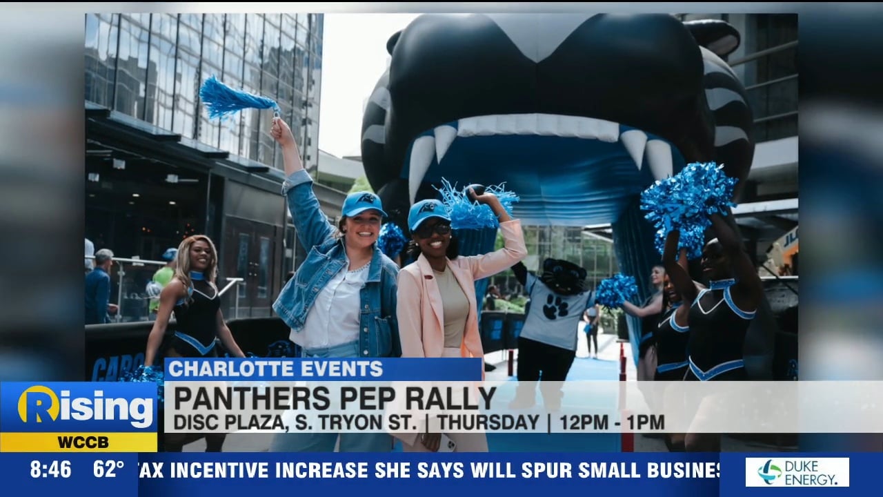 Panthers Pep Rally & More with Charlotte Center City Partners - WCCB ...