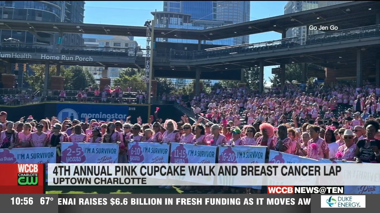 4th Annual Pink Cupcake Walk And Breast Cancer Lap In Uptown Charlotte ...