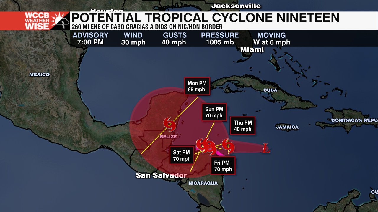 Tropical Storm Sara producing catastrophic flooding for Central America ...